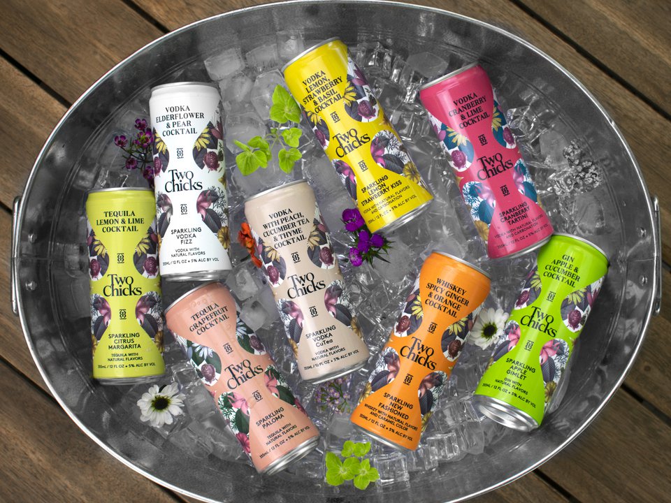 Canned Cocktails | Ready to Drink | RTD | Cocktails in a Can | Two Chicks