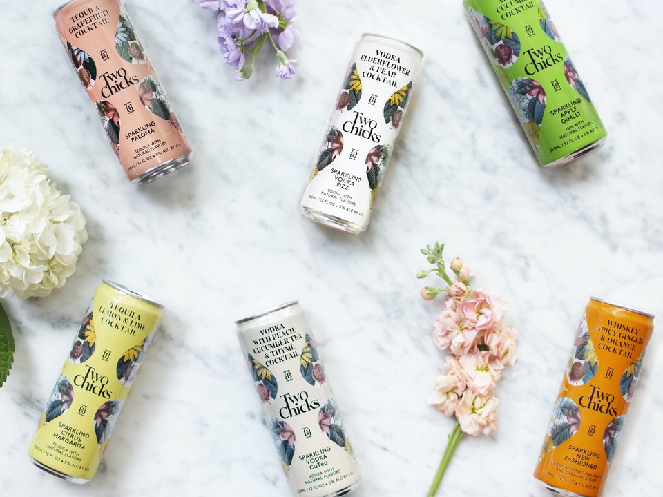 Canned Cocktails | Ready to Drink | RTD | Cocktails in a Can | Two Chicks